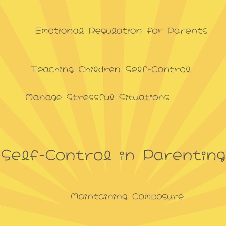 What Parenting Quality Do Parents Who Control Themselves Under Stressful Conditions?